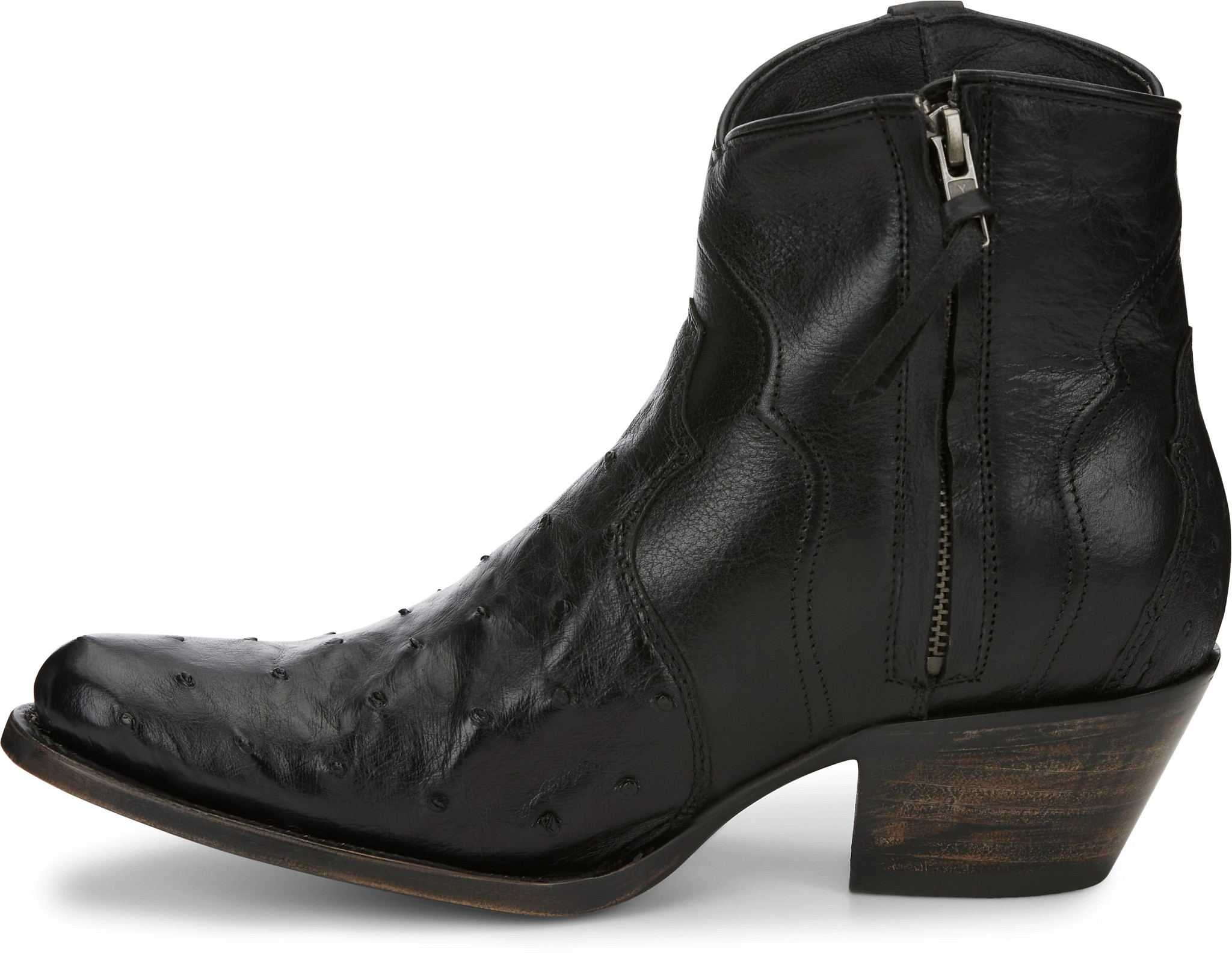 Chord Full-Quill Ostrich Women's Bootie | Justin Boots