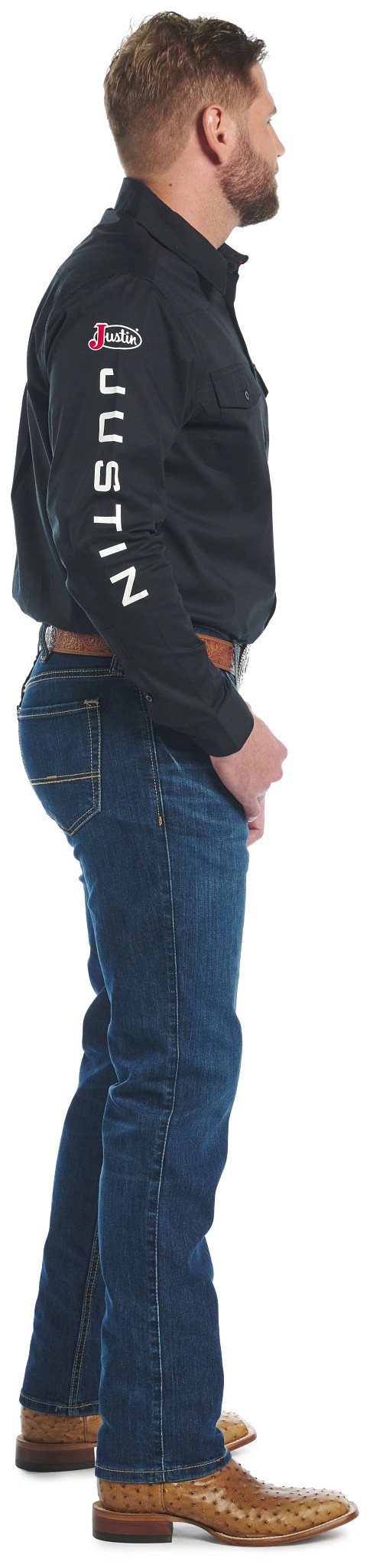 Justin Team Button Down | Justin Boots