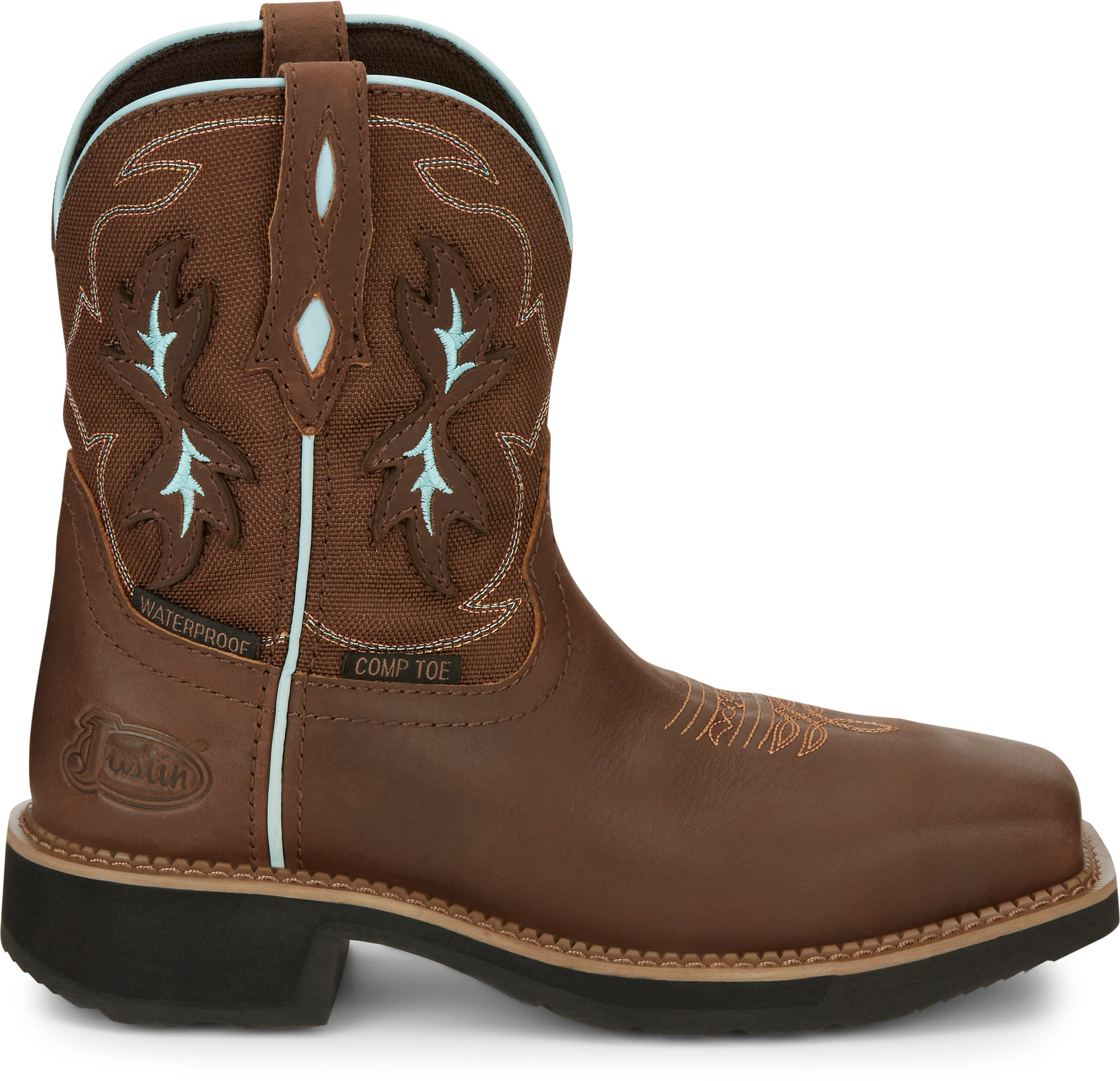 Chisel 8" Nano Composite Toe Waterproof Work Boot | Justin Boots