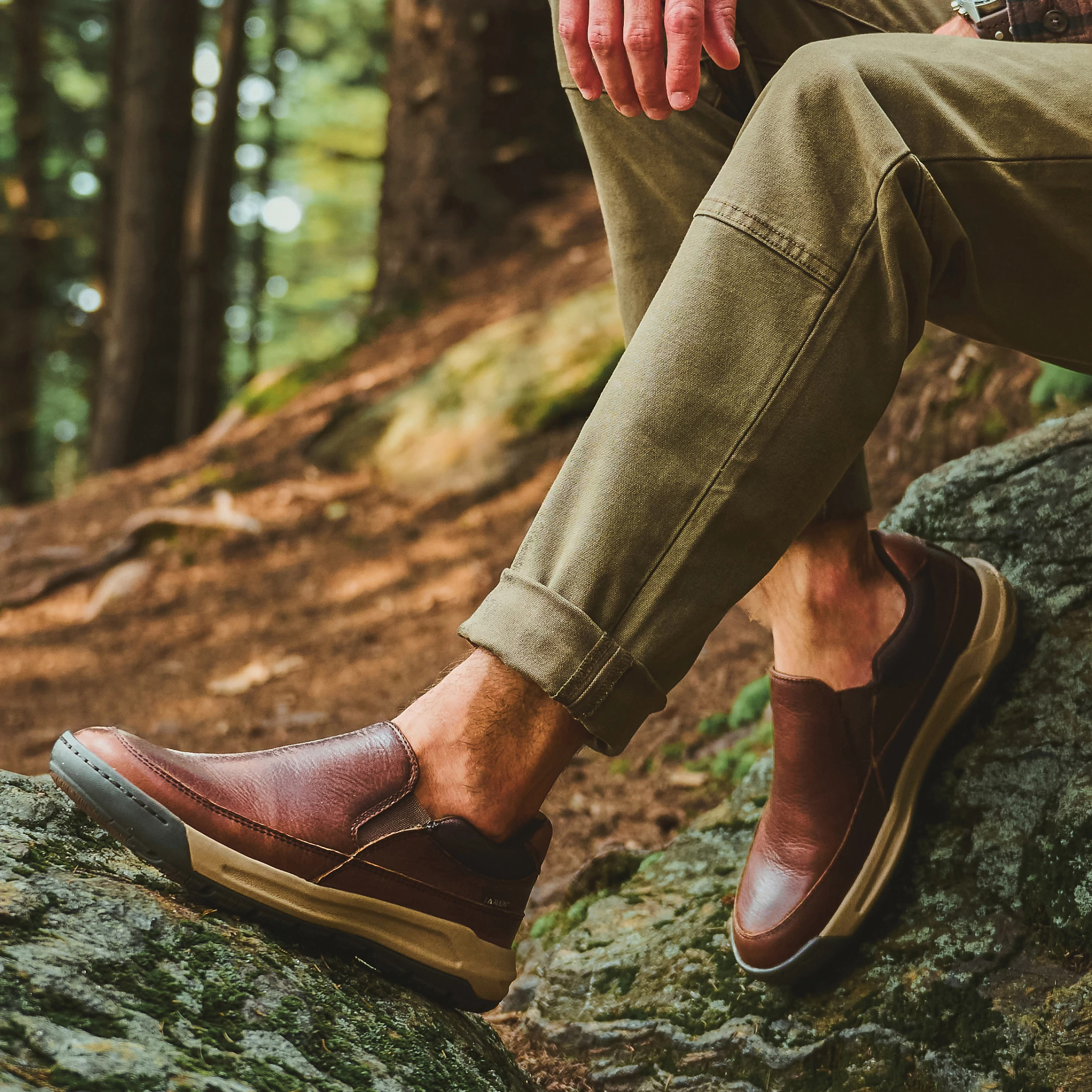 (取寄) メンズ エリオット Align men Elliott Brown Elliott Slip On Shoes | Align Shoe