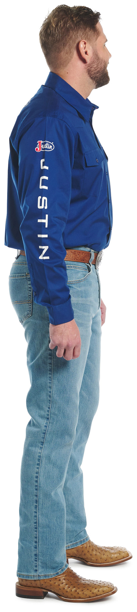 Justin Team Button Down | Justin Boots