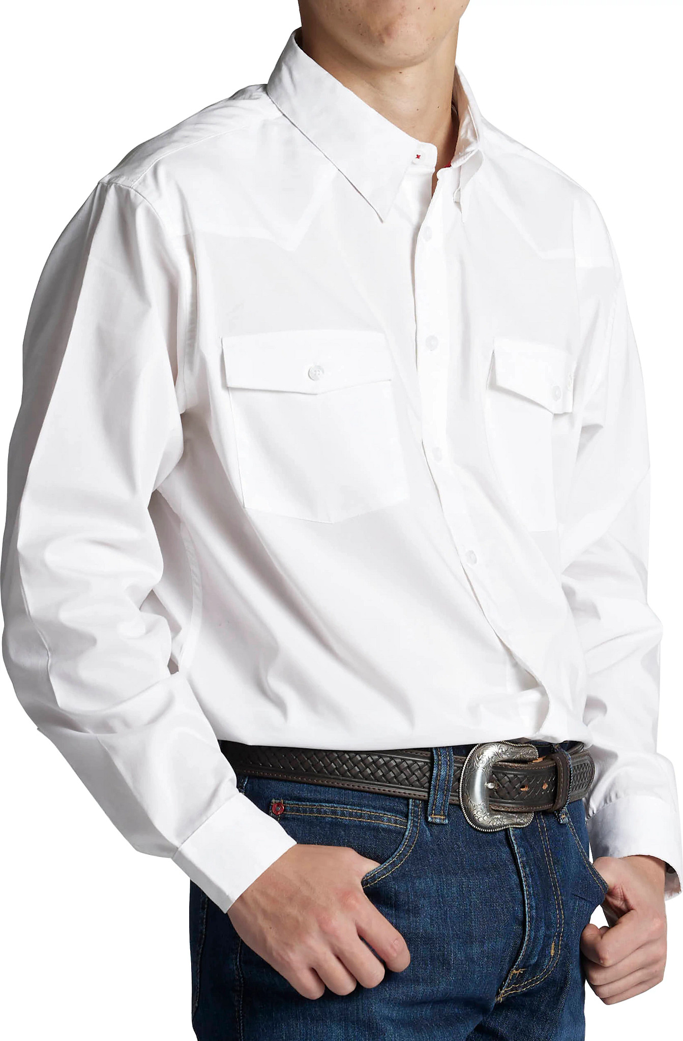 Woven Button Down | Justin Boots